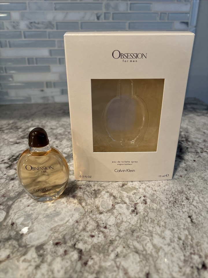 Obsession by Calvin Klein for Men 0.5oz 15 ml Eau de Toilette Splash ...