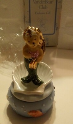 1998 MUFFY VANDERBEAR CLUB EXCLUSIVE GIFT "MUFFY MERMAID" FIGURINE NEW ...