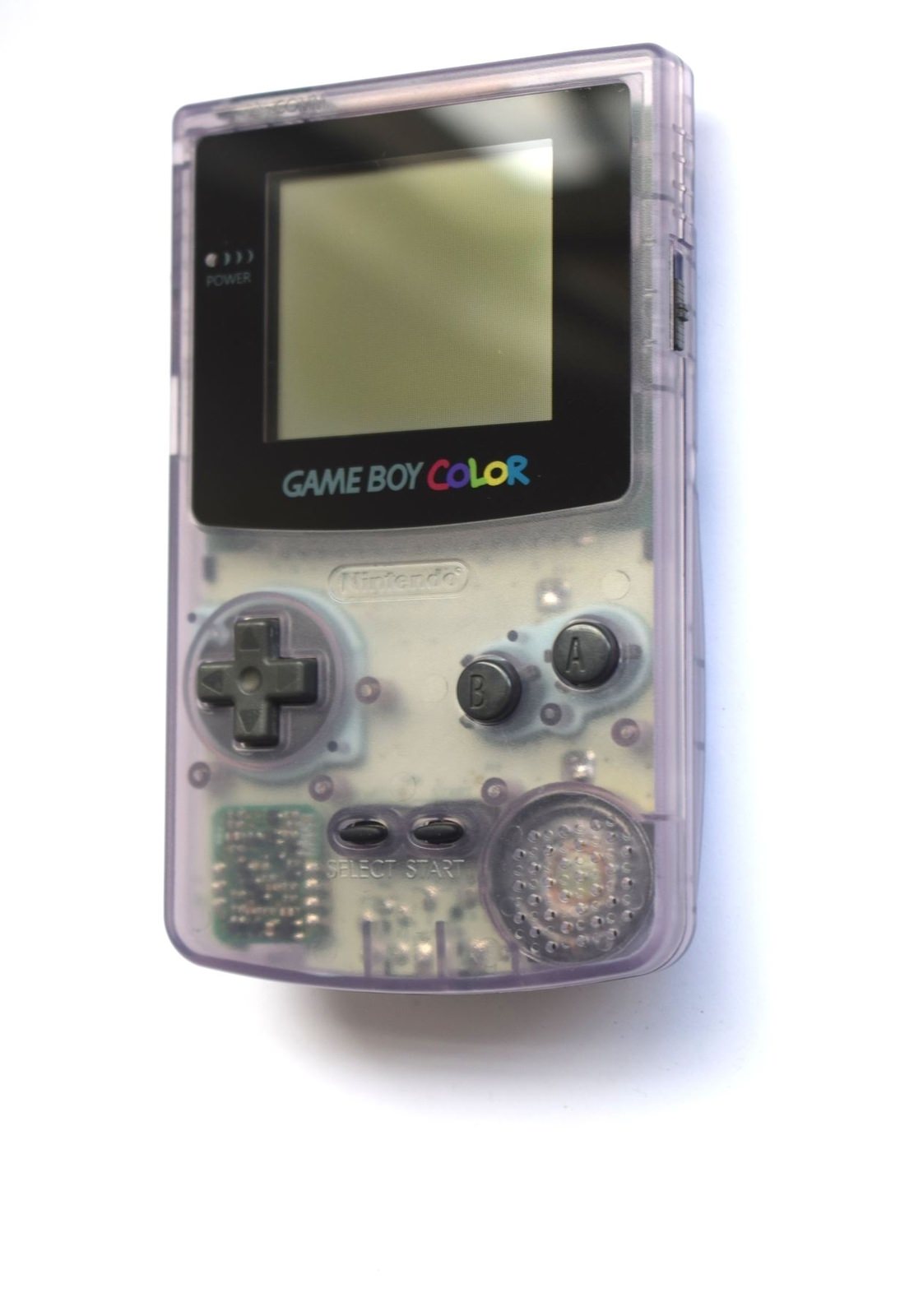 Nintendo Gameboy Colour GBC Clear Atomic Purple Console System Tested ...