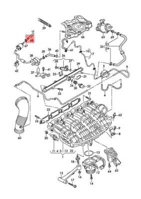 Genuine AUDI VW Q7 Touareg 4MB 4MG CR7 Vent Hose 4M0201994R | eBay
