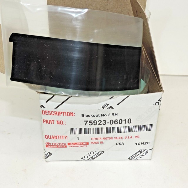 Toyota 7592306010 Genuine OEM Black out Tape for sale online | eBay