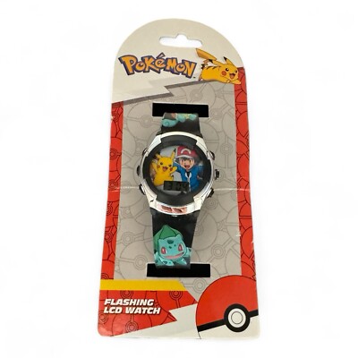 Accutime kid's Pokémon PIKACHU WATCH Day/Date/Time Awesome Light Show ...