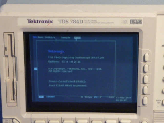 Tektronix TDS784D Digital Phosphor Oscilloscope 4 Channel 1Ghz, 4GS/s ...