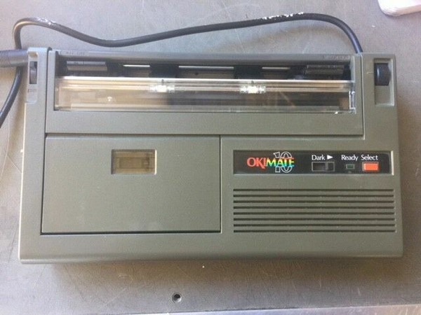 Okidata Okimate 10 Personal Color Printer EN3201 for Commodore 64 W/box ...
