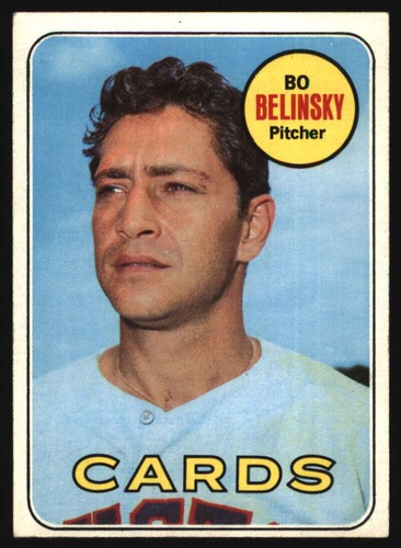 1969 Topps #366 Bo Belinsky VGEX Cardinals 570768 | eBay