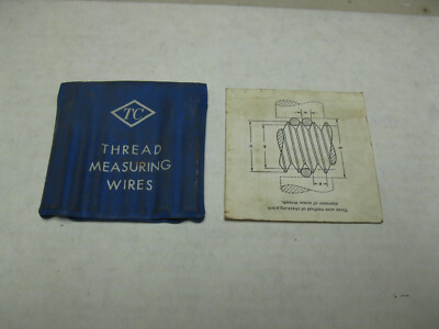 TC WIRE THREAD MEASURING WIRES .018"-.185" SIZE RANGE SET | eBay