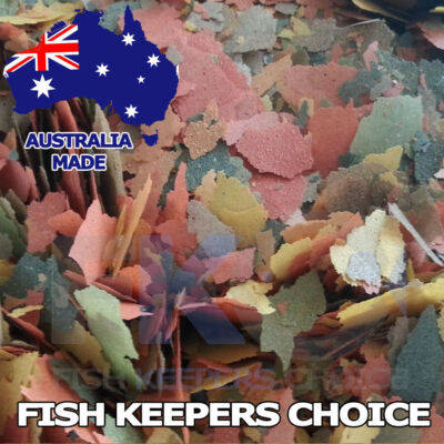 FKC Tropical & Cichlid Aquarium Flakes Fish Food Bulk Flake Feed ...