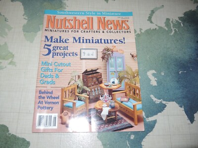 Nutshell News Miniatures for Crafters & Collectors June 1997 issue | eBay