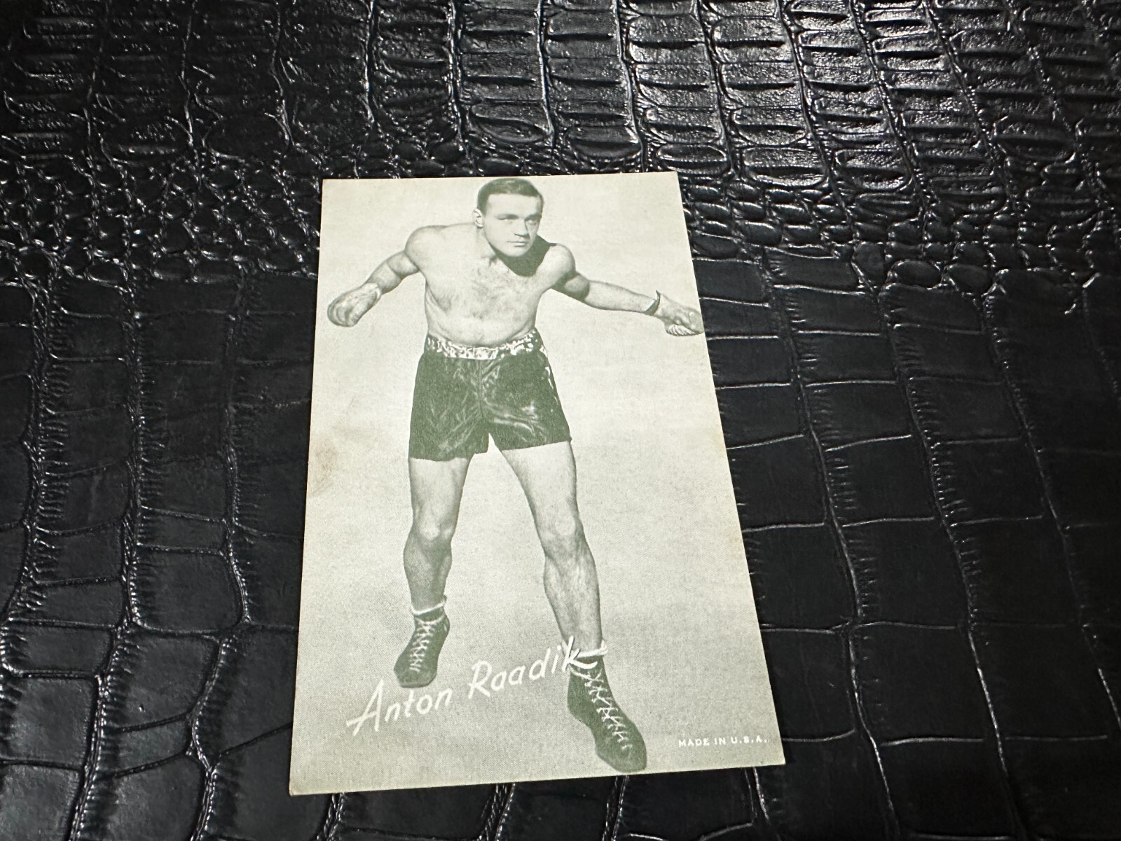 Vintage BOXER BOXING sports Penny Arcade Card (ARC074) ANTON RAADIK | eBay