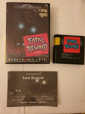 Fatal Rewind Sega Mega Drive COMPLETO | eBay