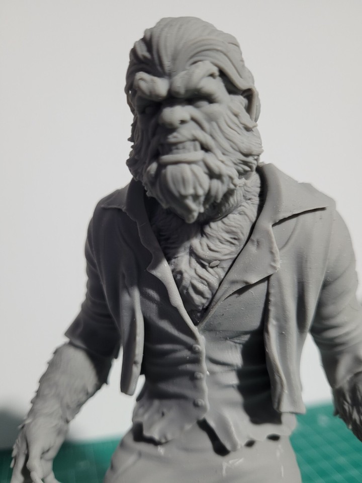 Wolfman 3d resin model kit (LR3d) 8 in high approx 1/9 scale | eBay