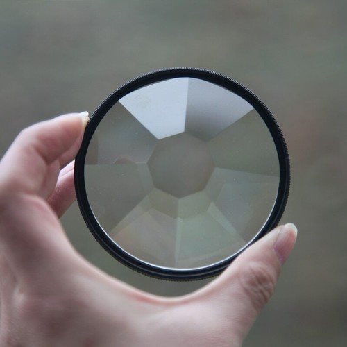 Camera 77mm Kaleidoscope Prism Filter foreground blur Lens SLR ...