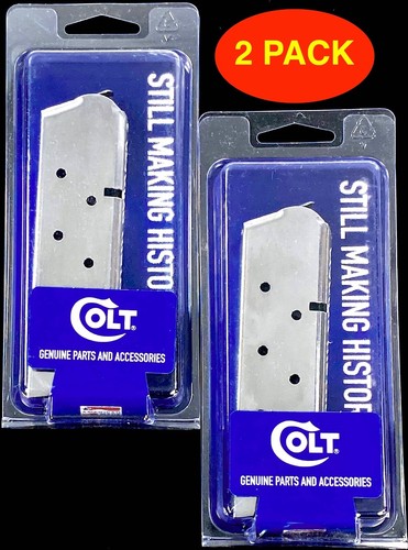 Colt 1911 45 ACP 8 rd Stainless Magazine Gov't & Commander *2 PACK ...