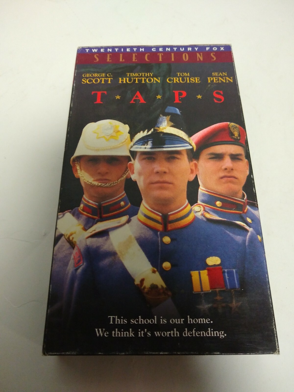 Taps T*A*P*S (VHS, 1995) Tom Cruise, Sean Penn, George C. Scott ...