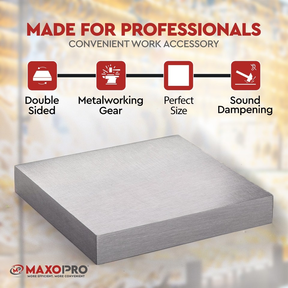 4"x4"x1/2" Steel Bench Block Anvil Jewelers Tool Making –Metal Stamping ...