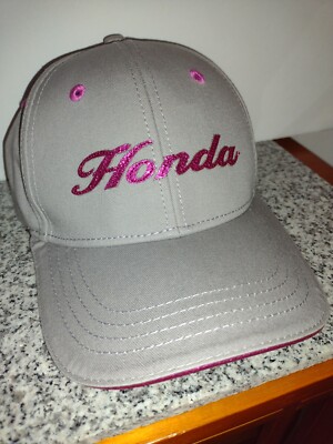 HONDA Baseball Cap, Pink Glitter . Gray. Adjustable Cap Used-Never Worn ...