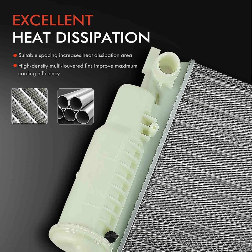 Engine Cooling Radiator for Fiat Panda 169 2006-2015 1.1 1.2 1.4 ...