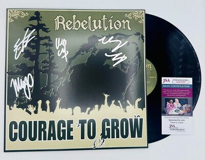 Rebelution Signed Courage To Grow LP Vinyl Record Album Autographed JSA ...