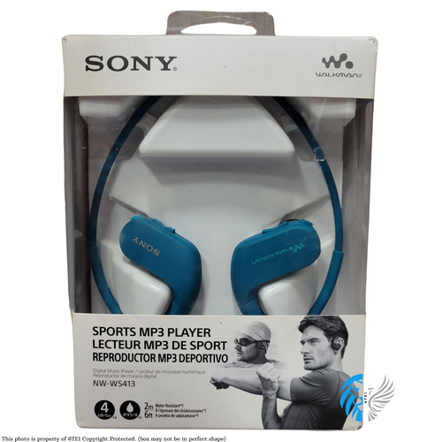 Sony Walkman NW-WS413 4GB Bluetooth Sports Wearable Music MP3 Player ...