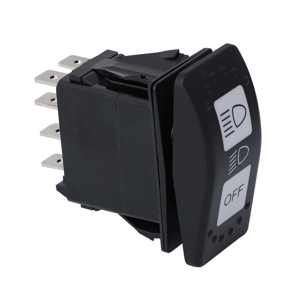 High Low Off 3 POS Light Switch Rocker Blue For Can-Am Defender Max ...