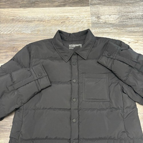 Y/osemite James Perse Black Mens M Quilted Goose Down Performance Puffer Jacket | eBay