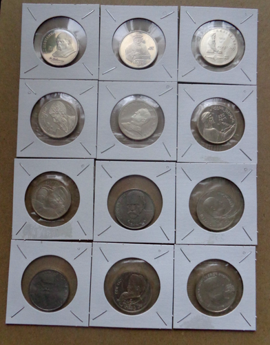 RUSSIA commemorative coins important men in Russian culture (c) | eBay