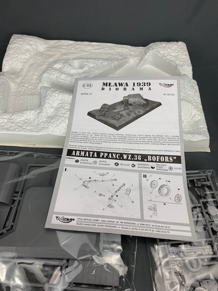 1:35 Scale Mirage Hobby 35103 MLAWA 1939 Diorama Kit *2 PM0607 | eBay
