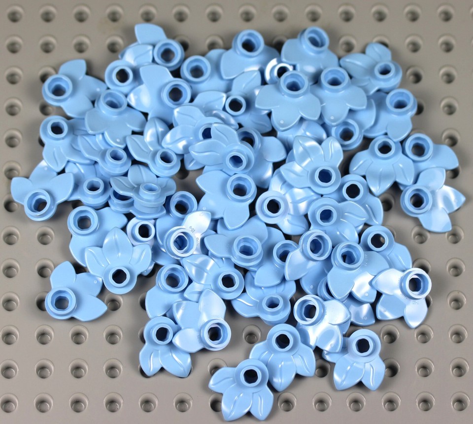 LEGO - Plant Plates w/ 3 Leaves - PICK YOUR COLORS - Flower Foliage ...