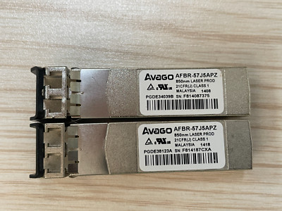 2PCS AVAGO AFBR-57J5APZ 850mm SFP Optical Transceiver | eBay