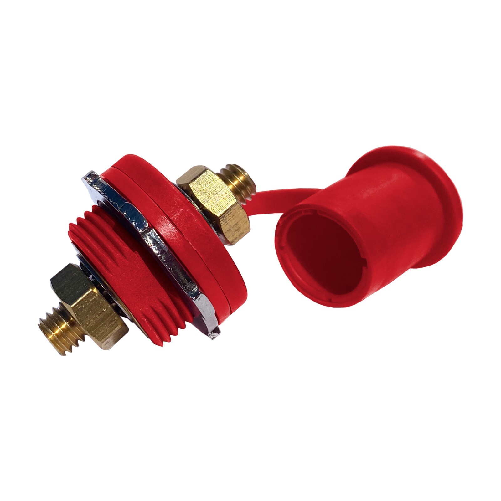 3/8" Thru-Panel Stud Bulkhead Battery Terminals Connectors Junction ...