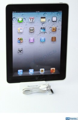 Apple iPad 1st Gen 16GB WiFi 9.7" A1219 Black Tablet - MB292LL/I | eBay