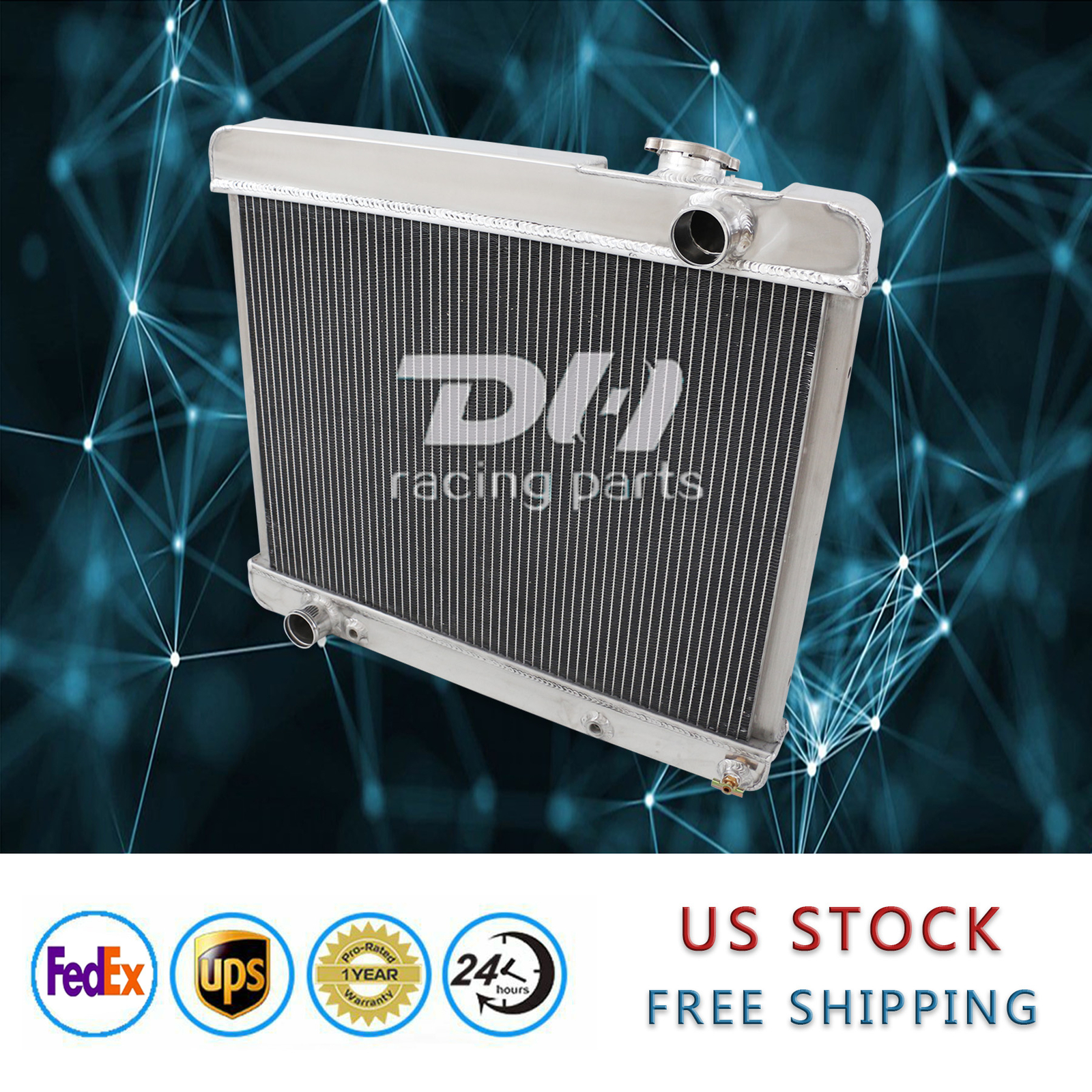 3 Row Radiator For 1960-1964 Buick Skylark Lesabre Electra Wildcat ...