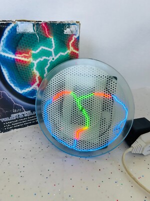 LUMINGLAS 8" Multicolor! Touch Voice Music Interactive Plasma Light ...