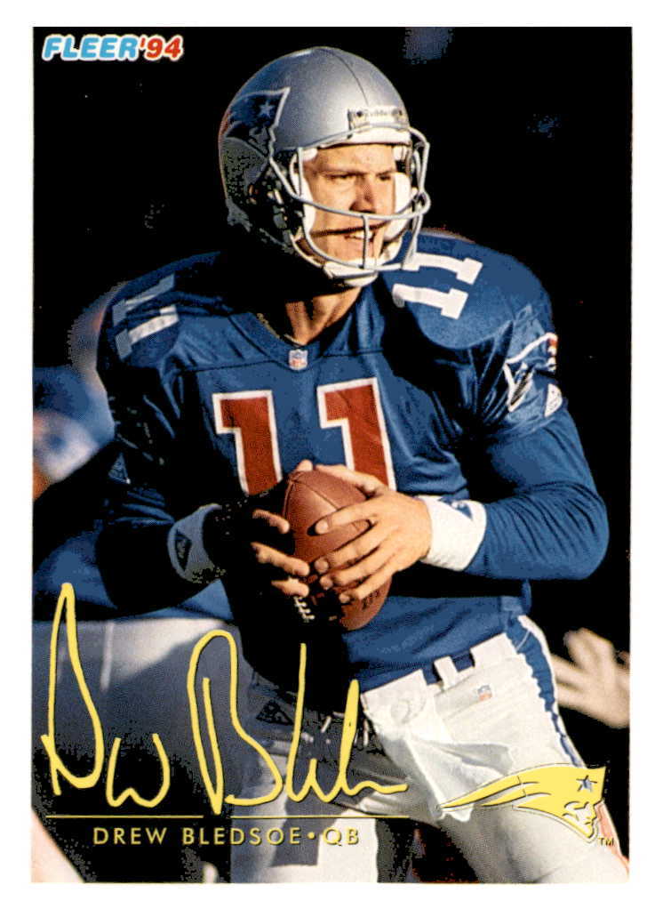 1994 Fleer Shell FACT Drew Bledsoe 20 | eBay
