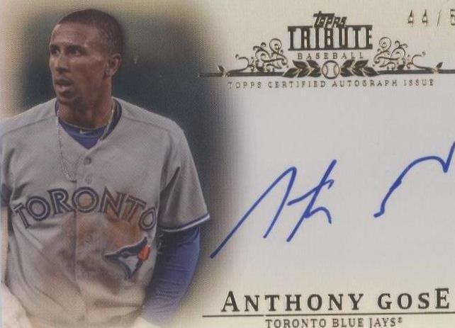 2013 Topps Tribute - Autograph Anthony Gose #TA-AG Blue /50 (AU) for ...