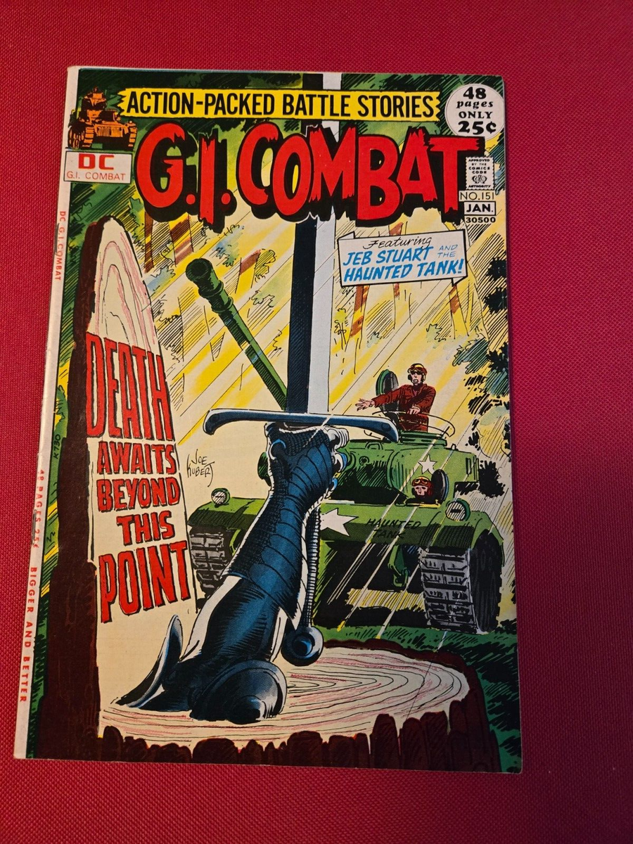 Jeb Stuart Haunted Tank Comic Covers GI Combat Comic Art For Sale From