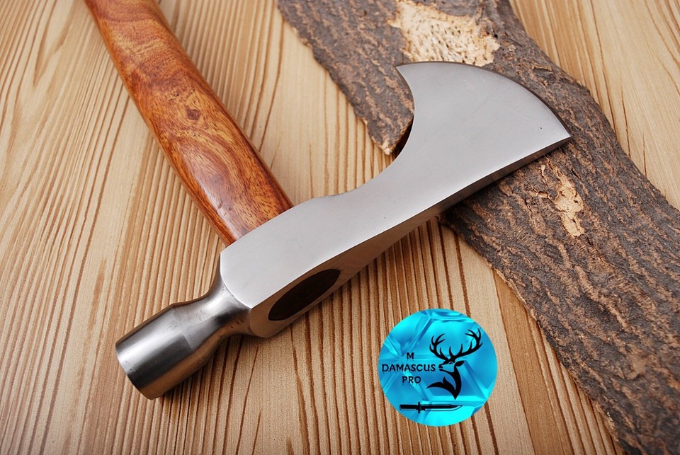 CUSTOM HANDMADE HIGH CARBON STEEL AXE TOMAHAWK INTEGRAL VIKING TACTICAL ...