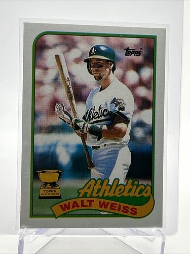 1989 Topps Walt Weiss Rookie Baseball Card #316 Mint FREE SHIPPING | eBay