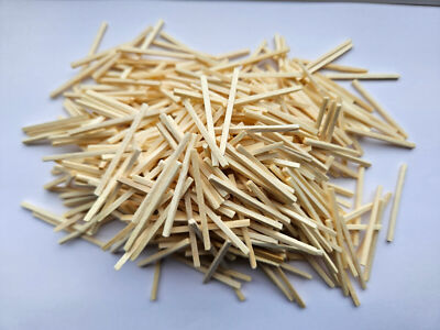 Headless Natural Wooden Modelling Matchsticks Craft Splints for Art ...