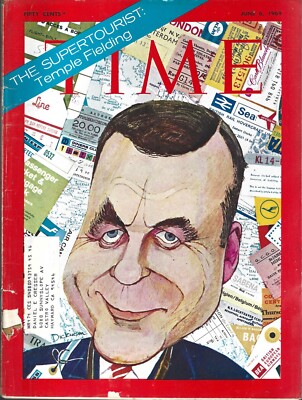 TIME MAGAZINE JUNE 6 1969 (FR/GD) TEMPLE FIELDING | eBay