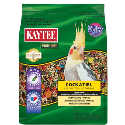 Kaytee Forti-Diet Cockatiel Pet Bird Food Seed, 3 lbs | eBay