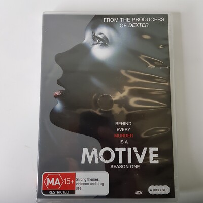 Motive Season One DVD 2013 Crime Thriller TV Series Show 4 Disc 13 Ep ...