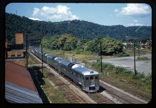 Baltimore & Ohio B&O RDC 'Speedliner' Scene Original Kodachrome Slide ...