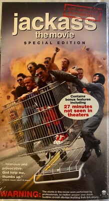 Jackass the Movie: Special Edition (VHS, 2003) Johnny Knoxville New ...