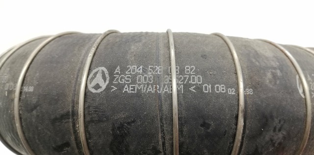 MERCEDES Intercooler Pipe Hose C Class W204 180 200 Kompressor OEM ...