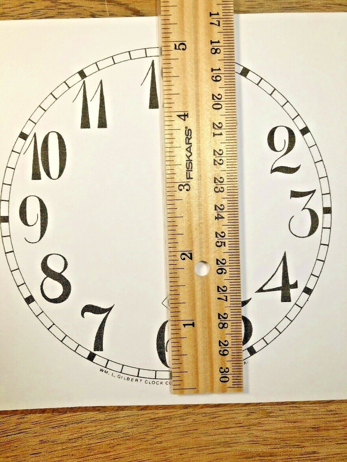 5 INCH GILBERT PAPER CLOCK REPLACEMENT DIAL, Arabic ( Lot 176) | eBay