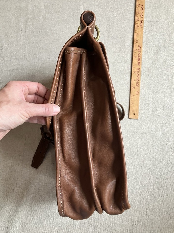 Willis & Geiger Vintage Leather Messenger Bag Map safari with Rare ...