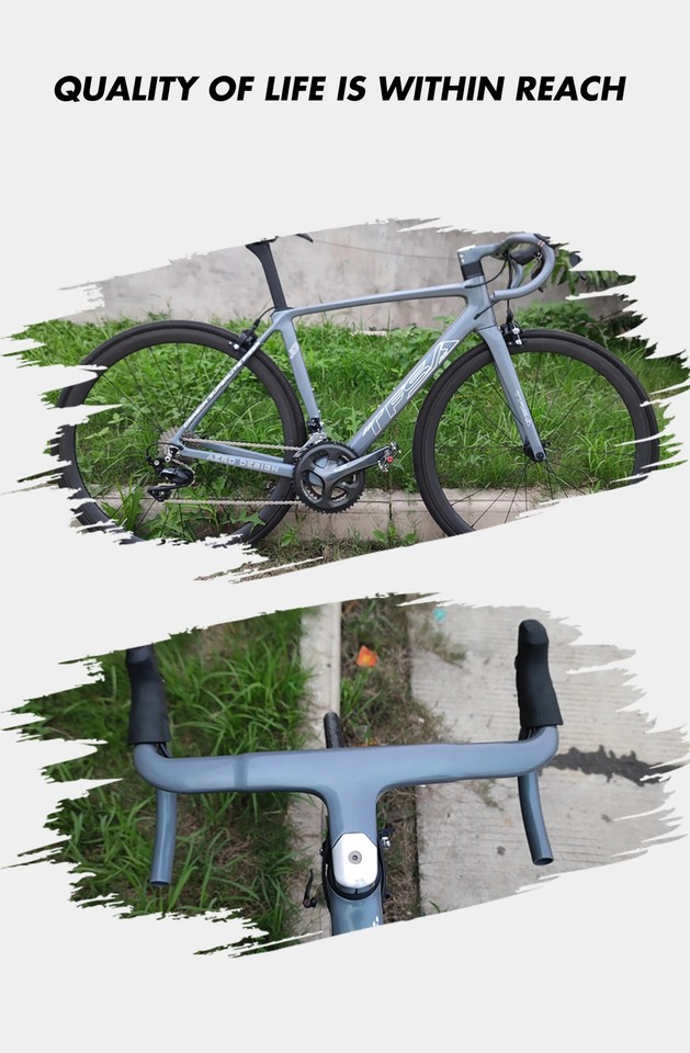 Carbon Fiber Light Road Bike Frame V Brake Design Cyclocross Racing ...