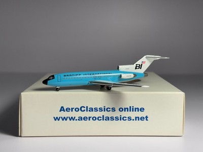 Aeroclassics 1:400 Braniff International Boeing 727-100 N7272 Light ...