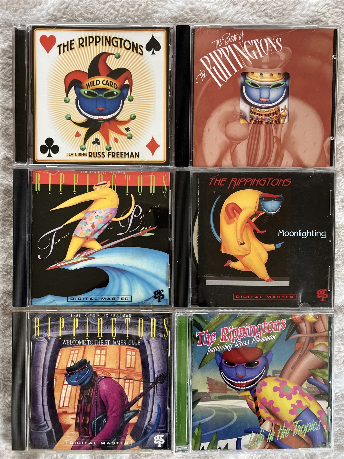 The Rippingtons Lot of 6 Moonlighting, Best of, Tourist In Paradise ...